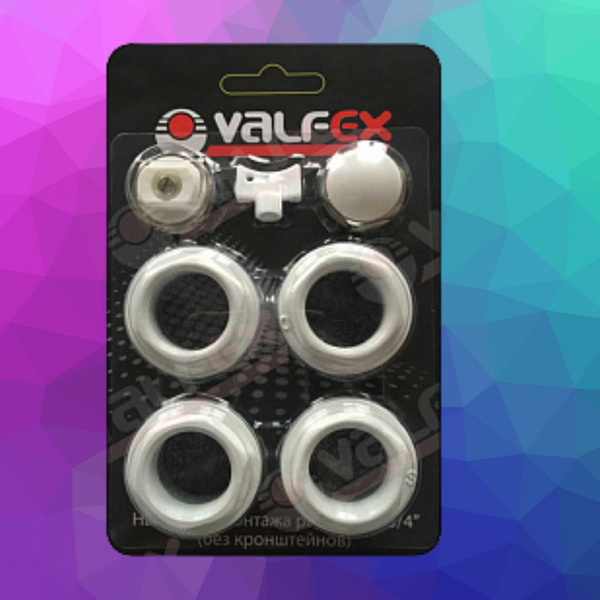 Монтажный комплект для радиатора Valfex MKDR_05104-VALFEX-1, Алюминий, Биметалл купить по ...