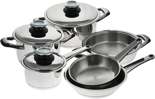 Набор 9 предметов SILGA SET 9 PCS ALEX, для индукционной плиты из ...