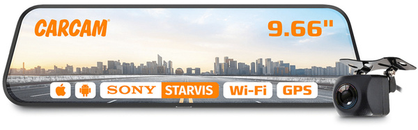 Видеорегистратор-зеркало CARCAM Z8 Wi-Fi - купить в интернет-магазине по низким ценам с ...