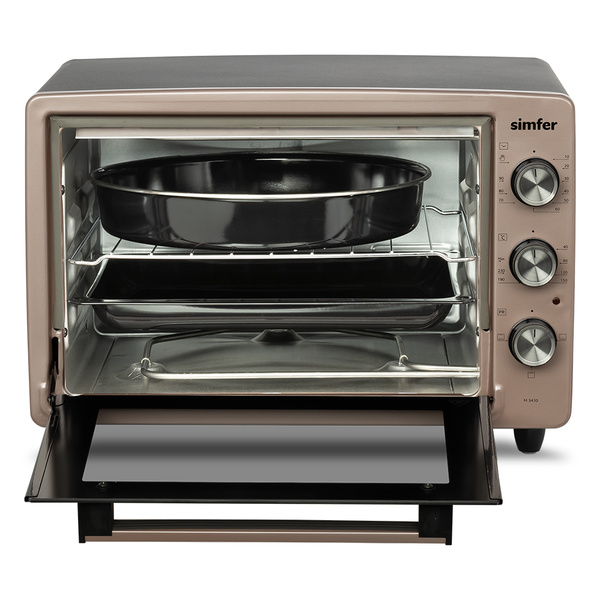 Мини-печь Simfer M3430, розовый, серебристый, 34 л купить по низкой цене с доставкой в интернет ...