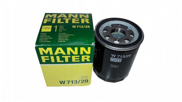 Фильтр масляный MANN FILTER W713/29 - купить по выгодным ценам в интернет-магазине OZON (488591025)