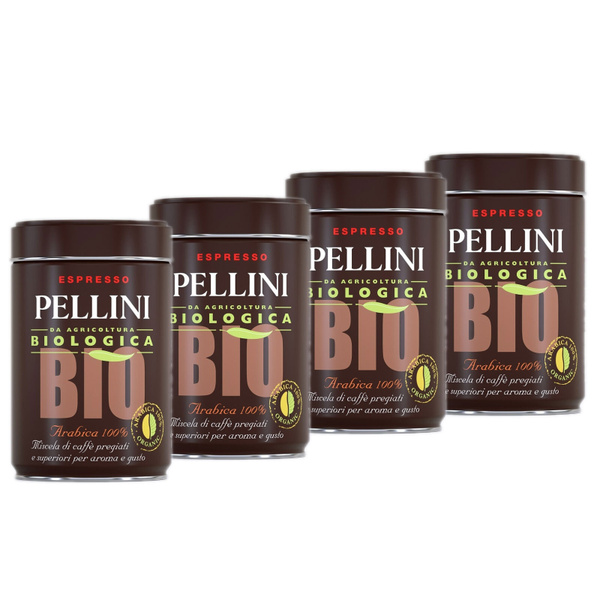 Кофе молотый Pellini Bio (Био), ж/б, 4x250г - купить с доставкой по ...