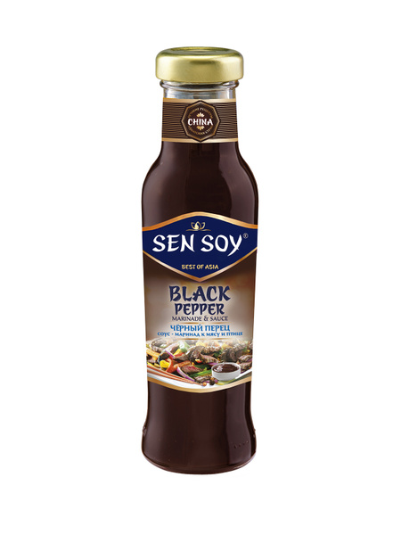 Соус Sen Soy Черный перец, 320 г - купить с доставкой по выгодным ценам ...