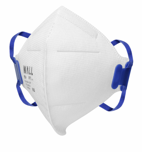 Респиратор профессиональный Wall Респиратор полумаска складная WALL 95H FFP2 NR D без клапана ...