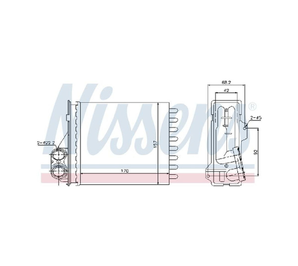 Радиатор печки NISSENS 76512 - NISSENS арт. 76512 - купить по выгодной ...