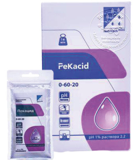 ПЕКАЦИД (PEKACID) 0-60-20 фосфорно-калийное удобрение, прочистка систем ...