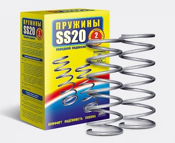 Пружина передней подвески для а/м ВАЗ 2110-2112 с 16-клапанным двигателем (2шт) / SS20 / SS30102 ...