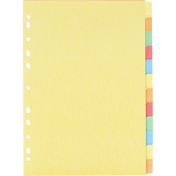 Разделитель листов 1-12, цв.картон Attache, A4 - купить с доставкой по выгодным ценам в интернет ...