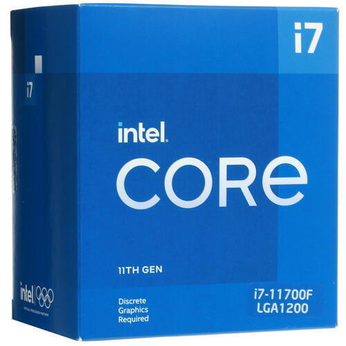 Процессор Intel Core i7 11-го поколения, BOX (с кулером), 8 яд., 2,5 ...