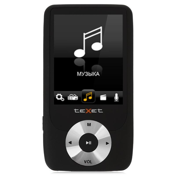 Texet MP3-плеер T-79 8 ГБ, черный купить на OZON по низкой цене (602579548)