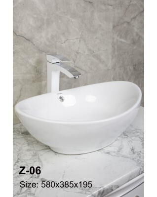 Раковина Zandini Z-06, белый купить по доступной цене с доставкой в интернет-магазине OZON ...