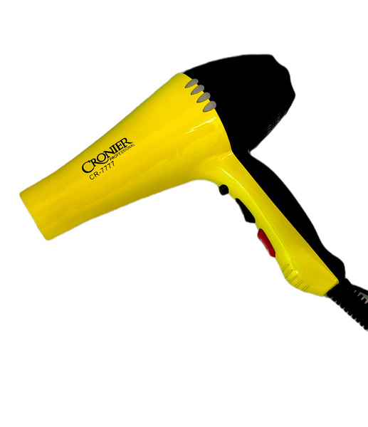 Фен для волос CRONIER CR-7777, желтый - купить по выгодным ценам в интернет-магазине OZON ...