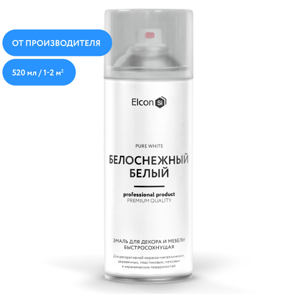 Аэрозольная краска Elcon в баллончике для мебели, для декора, для ...