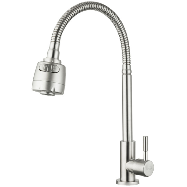 Смеситель Frap F41899-7 Нержавеющая сталь Аэратор - купить по выгодным ценам в интернет-магазине ...