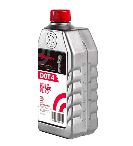 Жидкость тормозная Brembo Premium DOT 4 (L04005) 0.5 л - купить по доступной цене в интернет ...