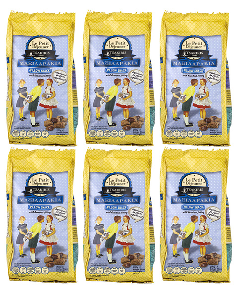 Подушечки с начинкой из фундука LE PETIT DEJEUNER TSAKIRIS FAMILY 200 г ...