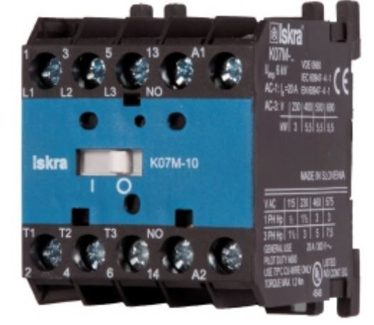 Контактор Iskra 11А 690В IP20 - купить с доставкой по выгодным ценам в интернет-магазине OZON ...