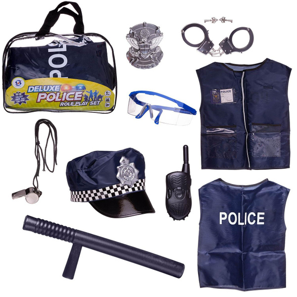 Игровой набор, Junfa, Полиция в сумке (с формой и аксессуарами), 1 набор - купить с доставкой по ...