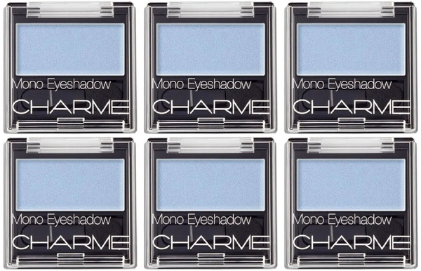 Charme Тени для век одноцветные, Mono, тон-48, Лазурный, 6 шт. - купить ...