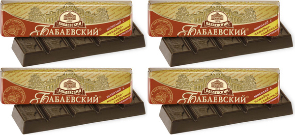 Шоколадный батончик Бабаевский с помадно-сливочной начинкой, комплект ...