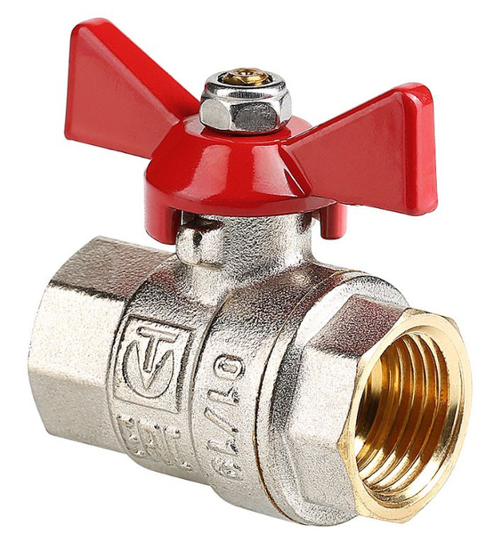 Кран шаровой VALTEC BASE 3/4" вн.-вн. рукоятка бабочка VT.217.N.05 - купить по низкой цене в ...
