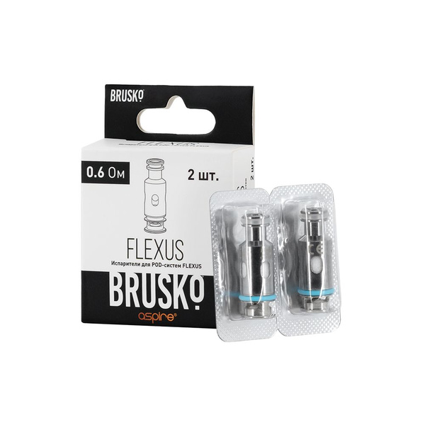 Испаритель Brusko AF Coil, 0.6 Ом для Brusko Flexus и Brusko Riil X (2 шт) - купить с доставкой ...