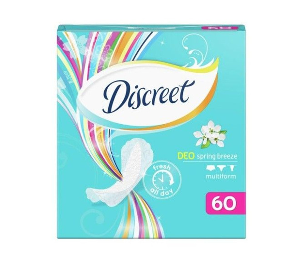Discreet прокладки гигиенические ежедневные Deo Весенний Бриз Multiform ...