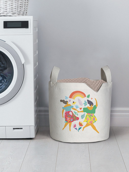 Корзина для белья JoyArty "Gaba", Полиэстер, Войлок купить по выгодной цене в интернет-магазине ...