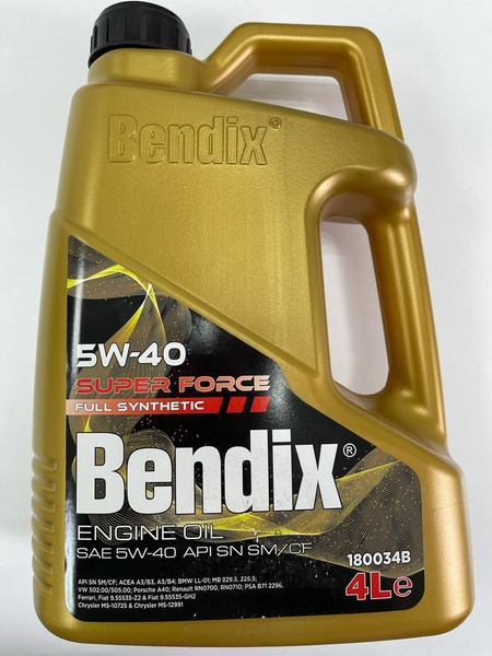 Масло моторное BENDIX 5W-40 Синтетическое - купить в интернет-магазине ...