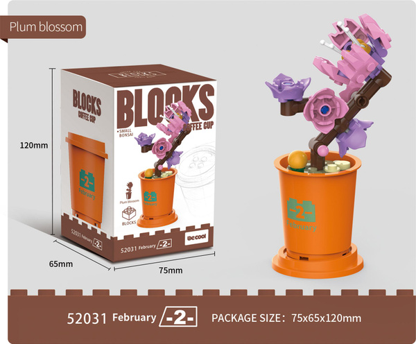 Конструктор Decool Февраль, 54 детали, для девочки, 94404 - купить с доставкой по выгодным ценам ...