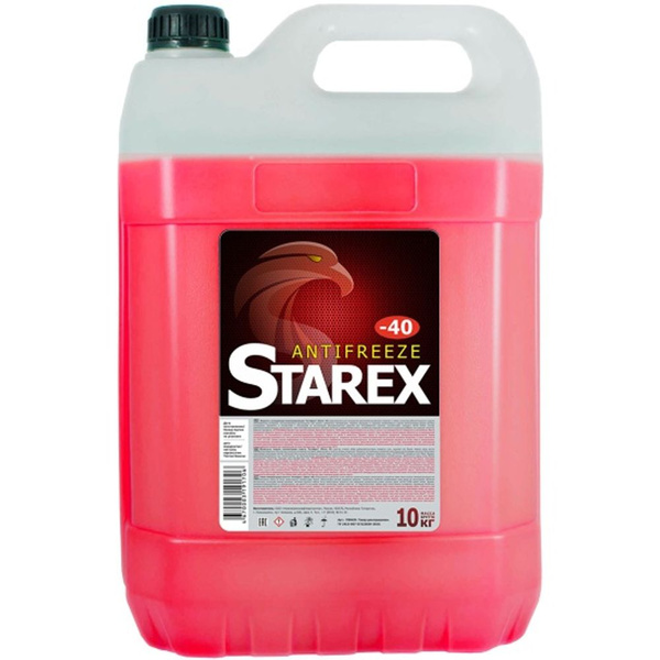 Антифриз STAREX RED, Готовый раствор купить по выгодной цене в интернет ...