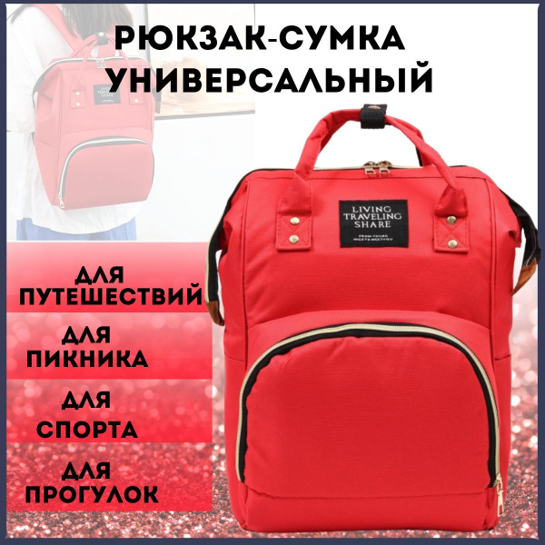 Рюкзак женский для мам городской дорожный с термо карманами - купить с ...