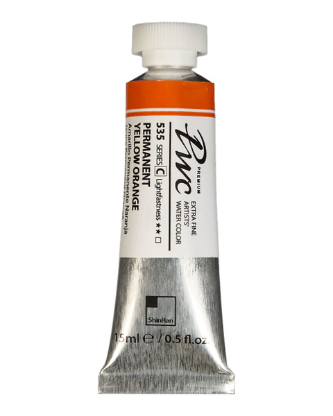 Акварельная краска Shinhan Art PWC № 535 Желто-оранжевый устойчивый ...