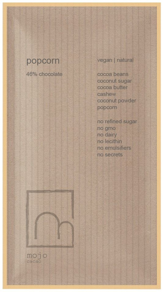 Шоколад Mojo Cacao Popcorn 20г - купить с доставкой по выгодным ценам в ...