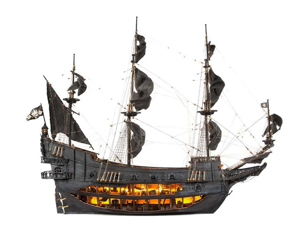 Летучий Голландец (Flying Dutchman) с подсветкой и основанием ...