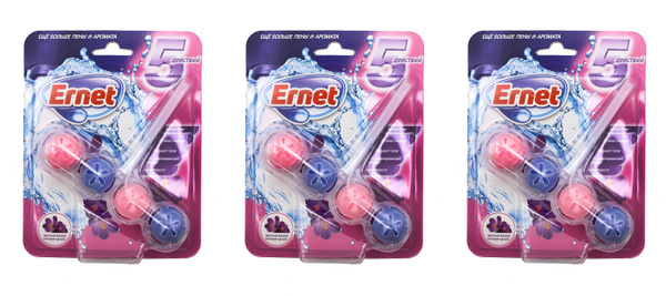 Ernet Средство чистящее для туалета Ernet Подвесной блок, Цветочный ...