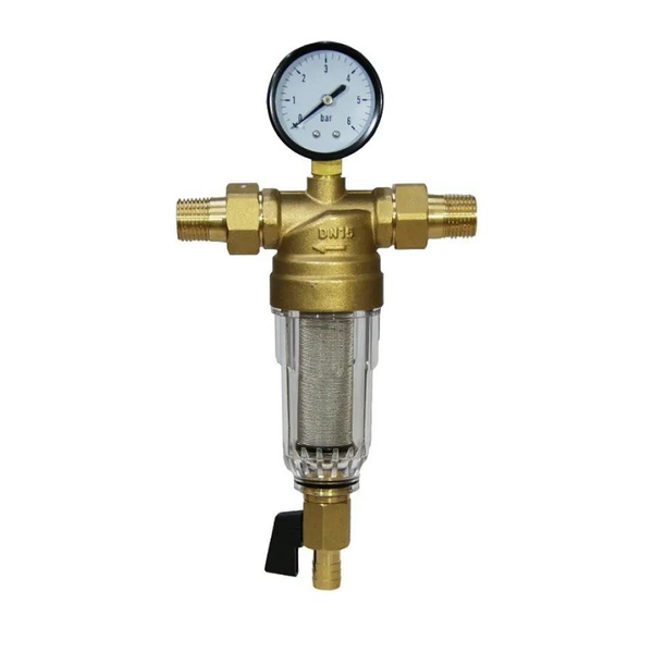 Фильтр с манометром 1/2" для холодной воды Millennium Mill.FTSC. 12.C ...