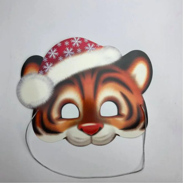 Маска тигра 5 шт - купить по доступным ценам в интернет-магазине OZON ...