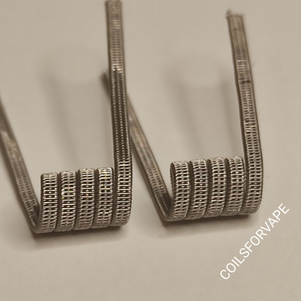 Готовые спирали. Triple staggered fused clapton. 3*0,5Ka+0,15NiCr 3мм 6 ...