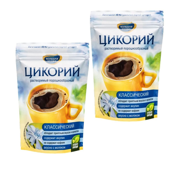 Цикорий растворимый Большая чашка классический 85 г - 2шт - купить с ...