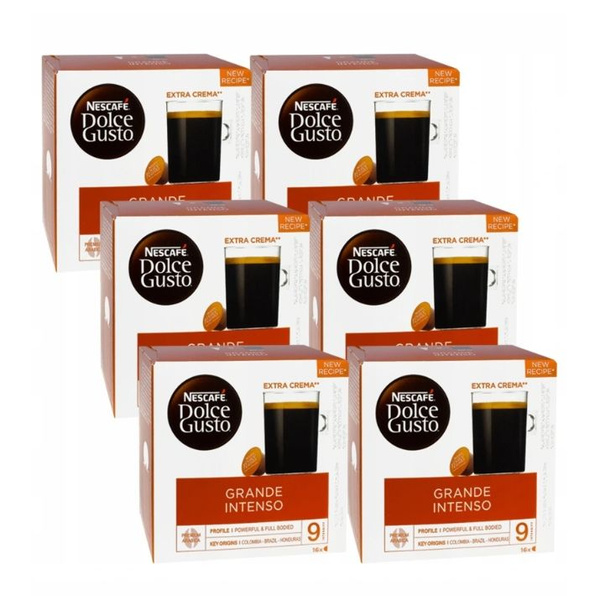 Кофе в капсулах Nescafe Dolce Gusto Grande Intenso 6 x 16 / Нескафе ...