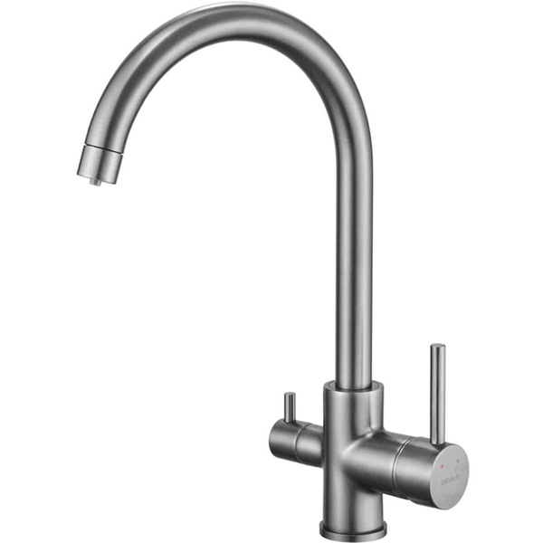 Смеситель SHEVANIK S128 Латунь, Металл Аэратор, Гибкая подводка - купить по выгодным ценам в ...