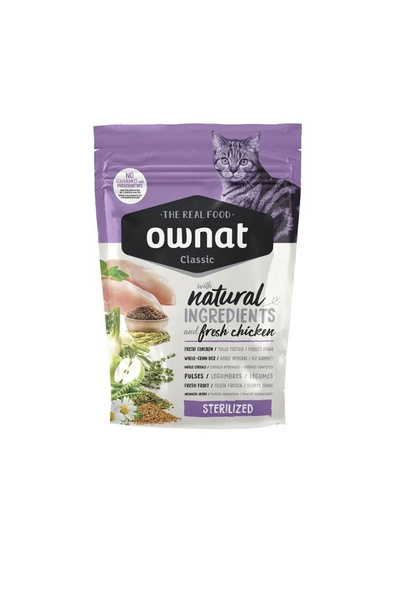 Ownat Adult Sterilized Classic сухой корм для стерилизованных кошек с ...