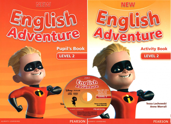 New English Adventure Level 2 Pupils book and Activity Book and CD ...