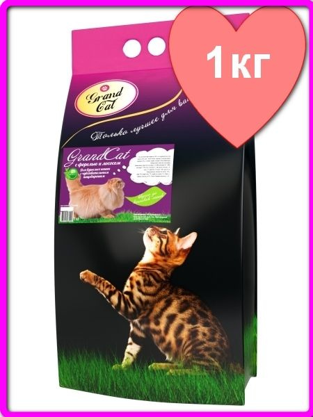 Корм сухой для кошек Гранд Кэт Grand Cat с Форелью и Лососем ...