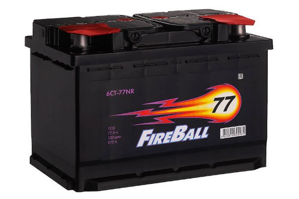 Аккумулятор автомобильный 12v 77 Ah FIREBALL 77 Ah 670 A обратная ...