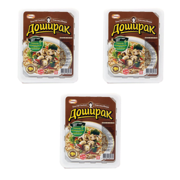 Лапша Доширак со вкусом грибов 90 г 3 шт - купить с доставкой по ...