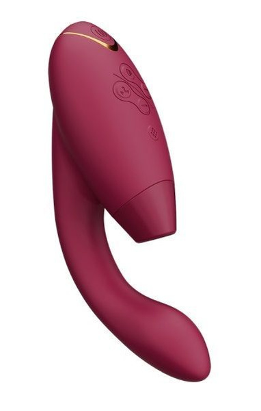 Бордовый бесконтактный клиторальный стимулятор Womanizer Duo 2 - купить ...