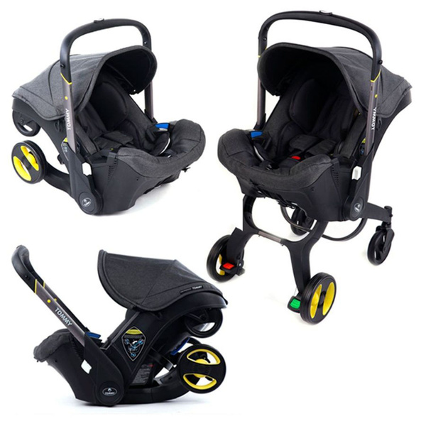 Коляска-автокресло 0-24 мес. до 13 кг. Tommy Smart. тёмно-серый ...