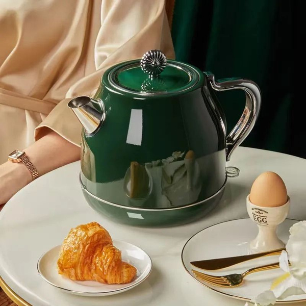 Электрический чайник HX-A1519，Автоматическое отключение питания, ретро электрический чайник ...